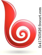 Free art print of Abstract letter b logo vector. B logo symbol icon ...