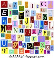 Free Letter Art Prints and Artworks | FreeArt