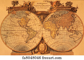 Free Map Art Prints and Artworks | FreeArt