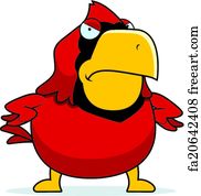 Free art print of Vector illustration of cardinal. Vector illustration ...