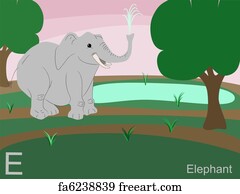 Free art print of Cartoon Alphabet with Animals. Cartoon Colorful ...