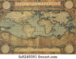 Free Antique Map Art Prints and Artworks | FreeArt