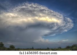 Free art print of Dramatic Cumulonimbus Cloud Formati. A dramatic ...