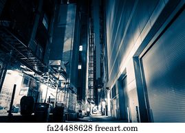 Free art print of Chicago Alley in BW. Chicago Downtown Alley in Black ...