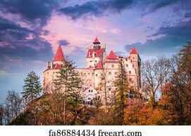 Free art print of Bran medieval Castle, Transylvania, Romania. The ...