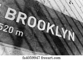 Free art print of Red broadway sign. Red broadway sign, black and white ...
