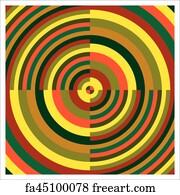 Free art print of Color Study – Squares with Concentric Circles by ...