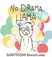 Free art print of No prob llama motivational quote. No prob llama ...