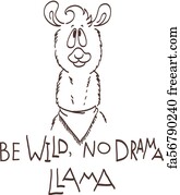 Free art print of No prob llama motivational quote. No prob llama ...