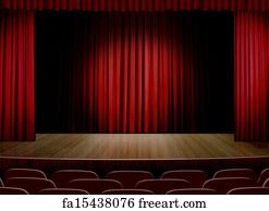 Free art print of Empty stage with piano. Empty stage with piano ...