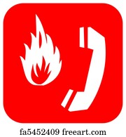 Free art print of Fire alarm on wall safety sign. Fire alarm on wall ...