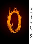 Flaming Letters FreeArt Prints and Wall Art | FreeArt
