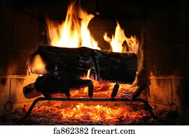 Free Fireplace Art Prints and Artworks | FreeArt
