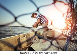 Free art print of The Fisherman with a Net by Frédéric Bazille ...