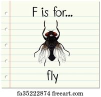 Free art print of Flashcard letter F is for frog. Flashcard letter F is ...