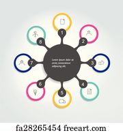 Free art print of Flowchart diagram, scheme. Infographic element ...