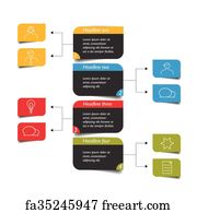 Free art print of Flowchart diagram, scheme. Infographic element ...