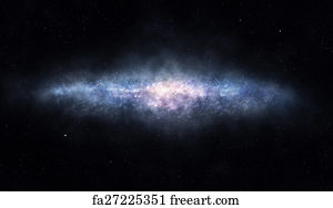 Free art print of Far galaxy. Detailed picture of the distant spiral ...