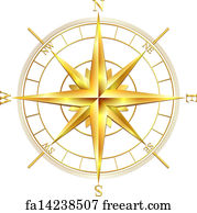 Free art print of Vector Compass Rose. Illustration of a Vector hi ...