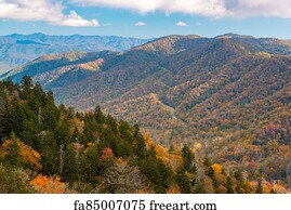 Free art print of Newfound Gap in the Smoky Mountains. Newfound Gap in ...