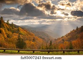 Free art print of Newfound Gap in the Smoky Mountains. Newfound Gap in ...