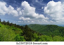 Free art print of Newfound Gap in the Smoky Mountains. Newfound Gap in ...