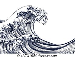 Free art print of The Great Wave off Kanagawa by Katsushika Hokusai ...