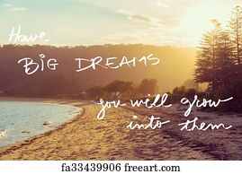 Free art print of Handwritten text over sunset beach background ...