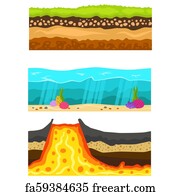 Free art print of Illustration of cross section of ground agriculture ...