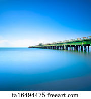 Free art print of Side of dock in black and white. Long exposure of a ...