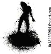 Free art print of Silhouette ink Paris. Silhouette Paris city painted ...