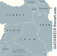 Free art print of Kurdistan, Kurdish lands map. Kurdistan, Kurdish ...