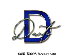 Free art print of Letter, D, Lettering, Alphabet, Calligraphy, Name ...