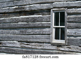 Free art print of Cabin Window. Rustic unpainted cabin window with a ...