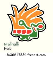 Free Aztec Symbol Malinalli Art Prints and Artworks | FreeArt