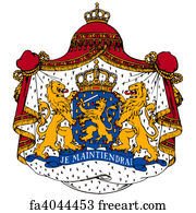 Free art print of Netherlands Coat of Arms Amsterdam Holland ...