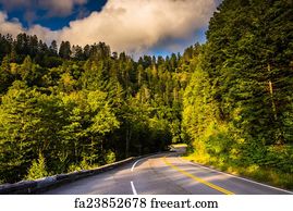 Free art print of Newfound Gap in the Smoky Mountains. Newfound Gap in ...