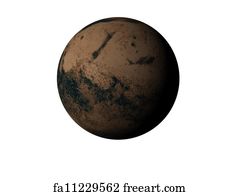 Free art print of Planet Mars. Orange render planet Mars | FreeArt ...