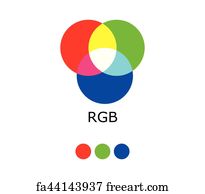 Free art print of Color mixing diagram. Rgb, cmyk and grayscale color ...