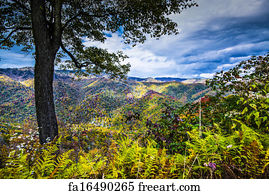 Free art print of Newfound Gap in the Smoky Mountains. Newfound Gap in ...