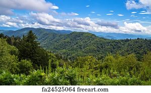 Free art print of Newfound Gap in the Smoky Mountains. Newfound Gap in ...