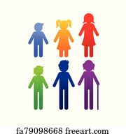 Free art print of 5 stages of human evolution cartoon. 5 stages of ...