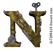 Rugged Letters FreeArt Prints and Wall Art | FreeArt