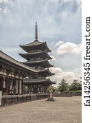 Free art print of Toji Pagoda in Kyoto, Japan. The wooden tower of To ...