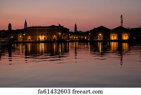 Free art print of Twilight, Venice by Claude Monet | FreeArt | fan43360333