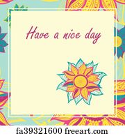 Free art print of Have a good day hand drawn letter poster. Have a good ...
