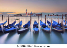 Free art print of Twilight, Venice by Claude Monet | FreeArt | fan43360333