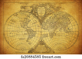 Free Antique Map Art Prints and Artworks | FreeArt