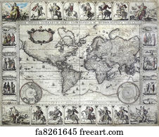 Free Vintage Map Art Prints and Artworks | FreeArt