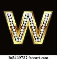 Jewel Letters Prints and Wall Art | FreeArt